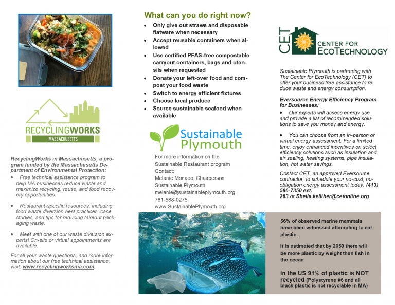 Sustainable Restaurants & Reducing Waste | Sustainable Plymouth